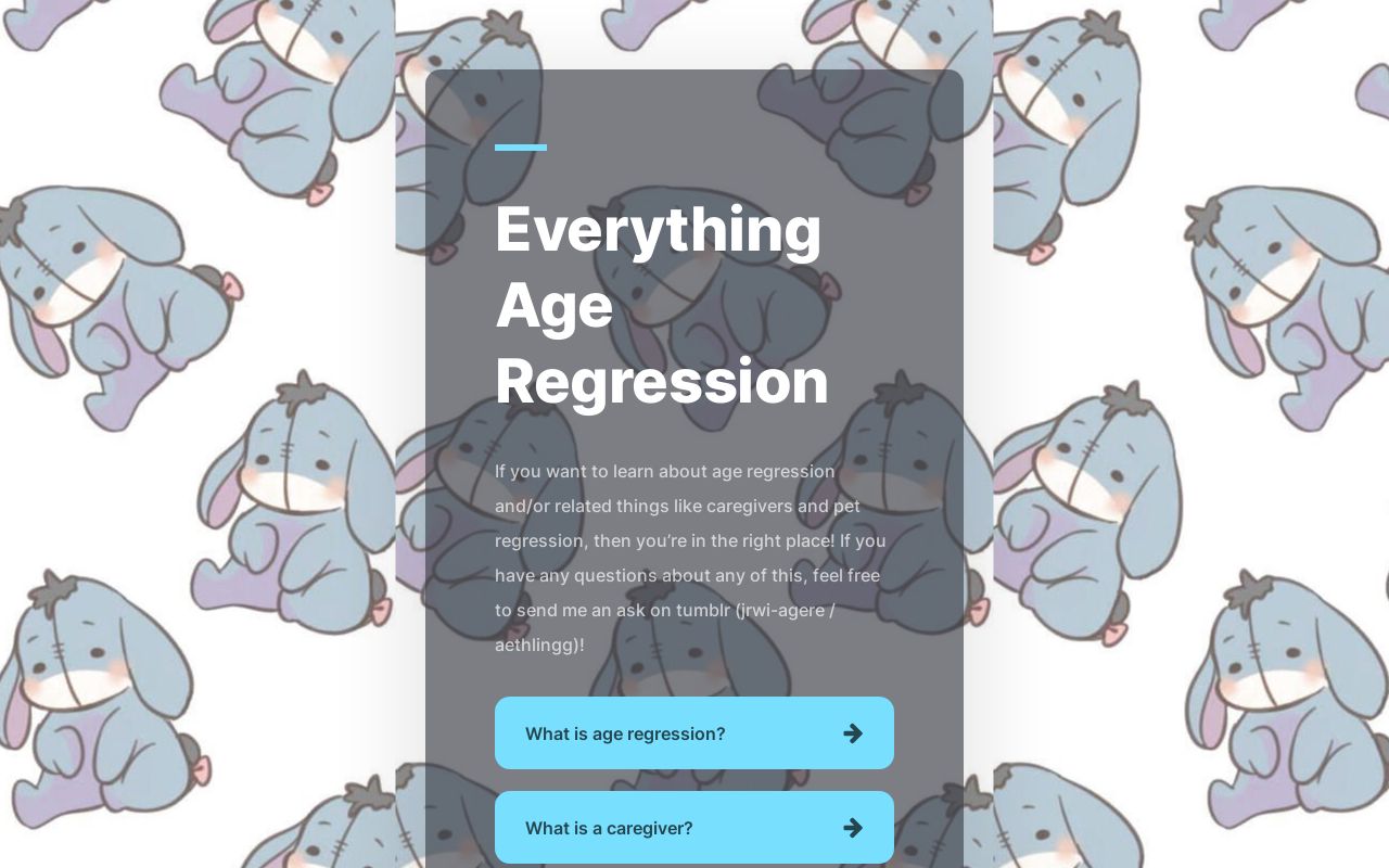 Everything Age Regression